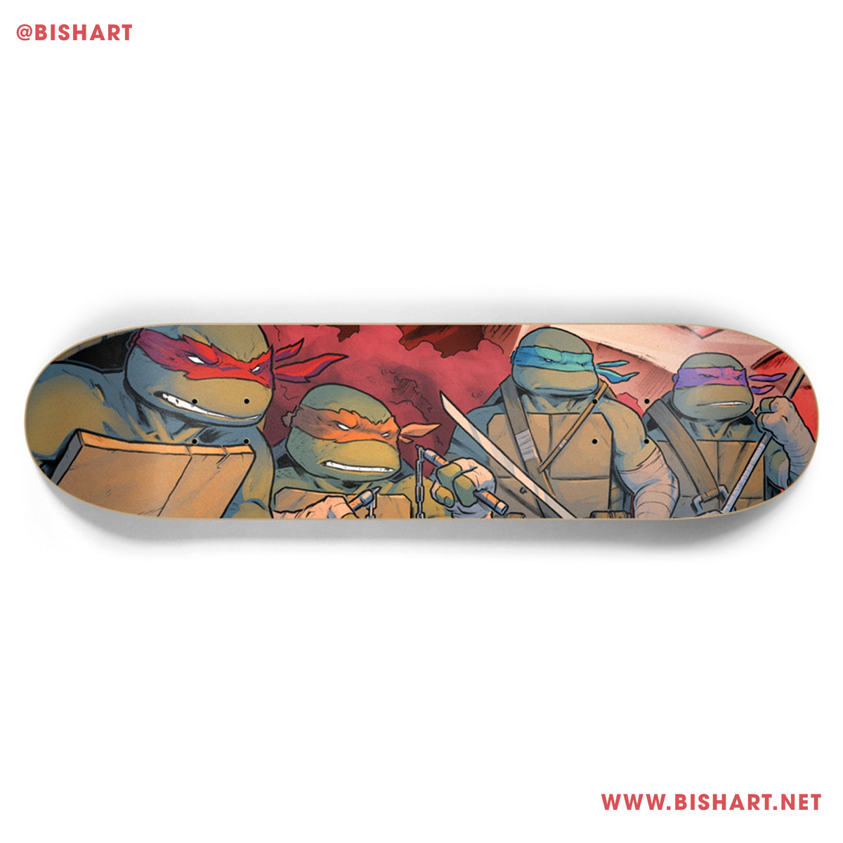TMNT CLASSIC - SKATEBOARD DECK – BISHART